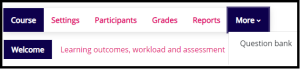 Question bank and Quiz activity - Moodle